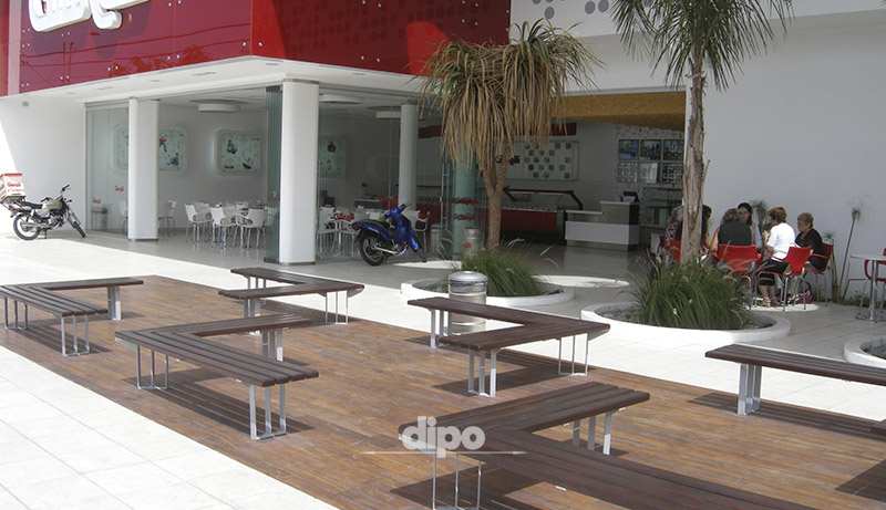 DIPO Equipamiento urbano, Mar del Plata, Argentina | Banco Deck en ...