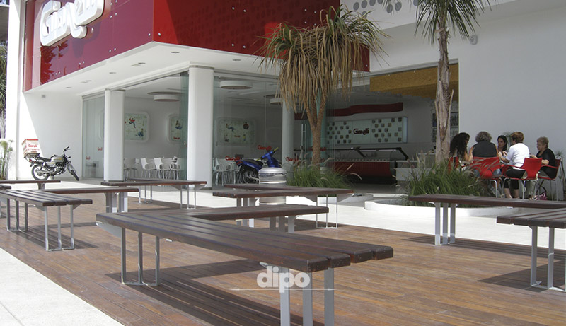 DIPO Equipamiento urbano, Mar del Plata, Argentina | Banco Deck en ...